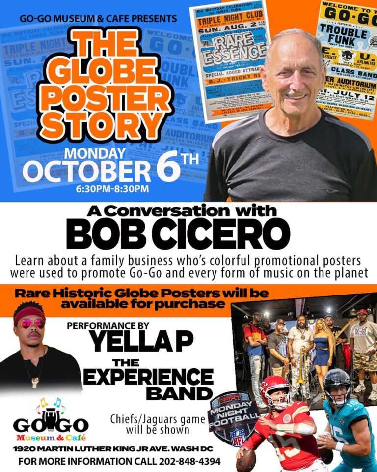 The Globe Poster Story: A Conversation with Bob Cicero – Go-Go Museum ...